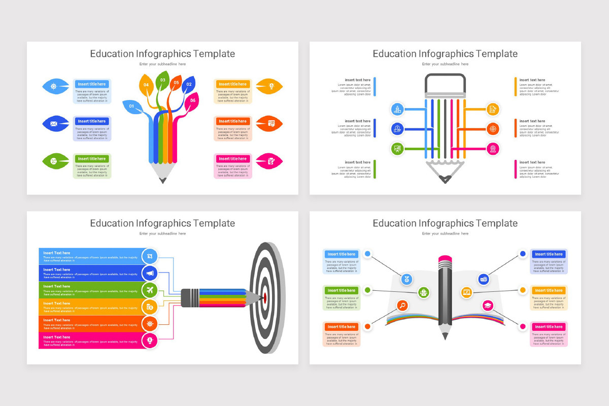 Education Infographics Keynote Template | Nulivo Market
