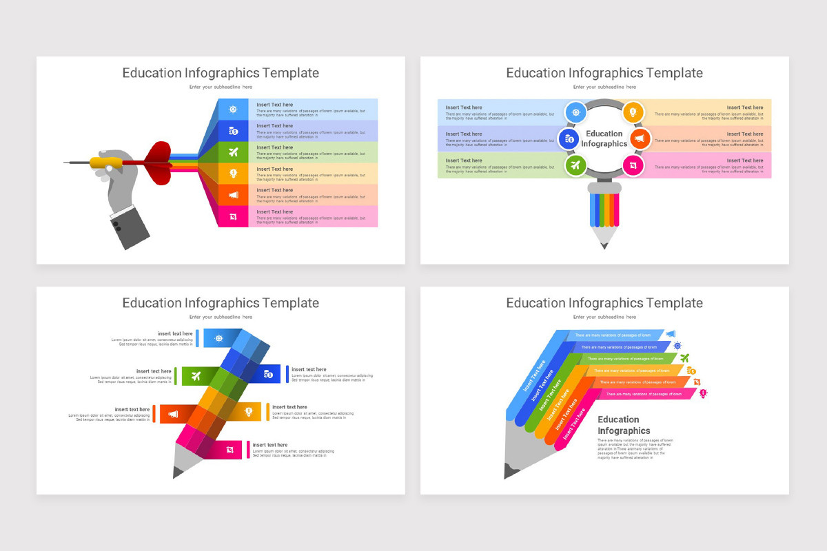 Education Infographics Google Slide Template | Nulivo Market