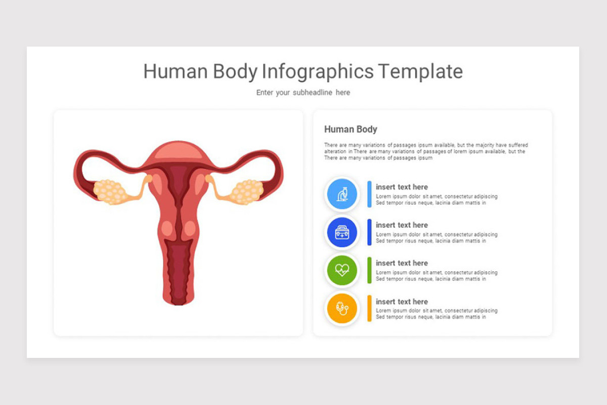 Human Body Infographics Keynote Template | Nulivo Market