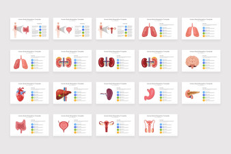 Human Body Infographics Google Slide Template | Nulivo Market