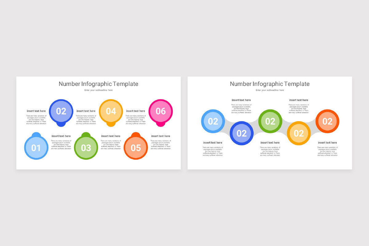 Number Infographics PowerPoint Template | Nulivo Market