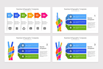 Number Infographics PowerPoint Template | Nulivo Market