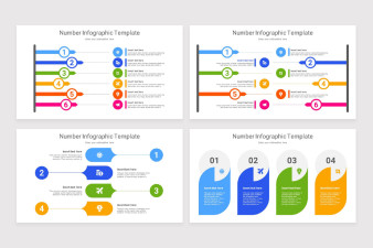 Number Infographics PowerPoint Template | Nulivo Market