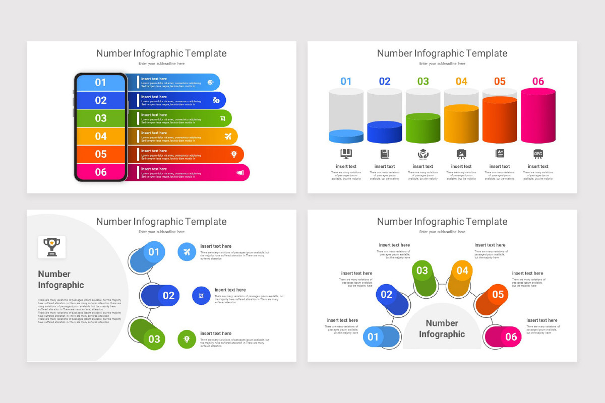 Number Infographics Keynote Template | Nulivo Market