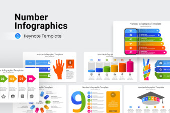 Number Infographics Keynote Template | Nulivo Market