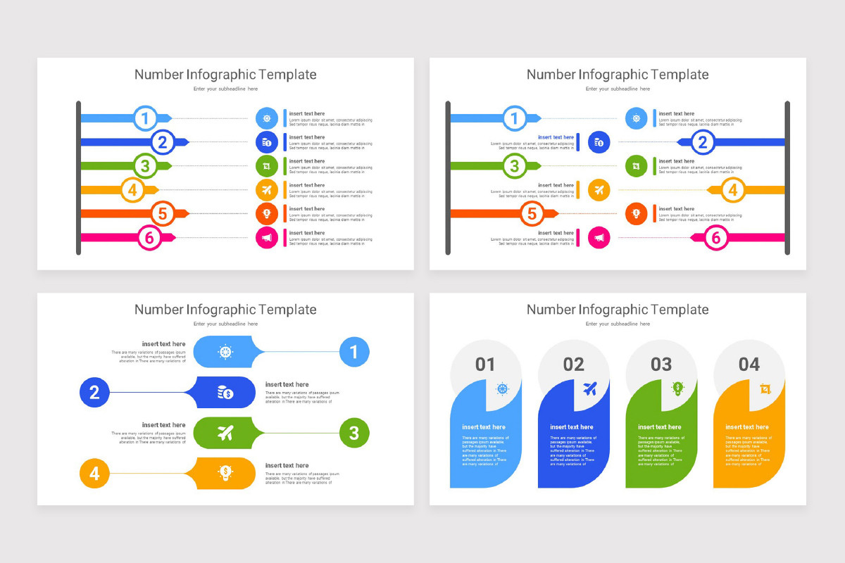 Number Infographics Google Slide Template | Nulivo Market
