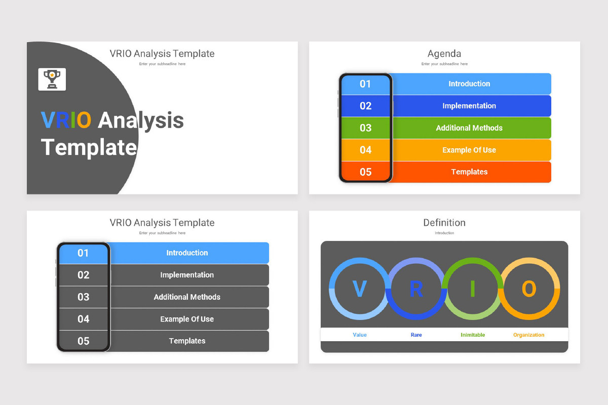 VRIO Analysis PowerPoint Template | Nulivo Market