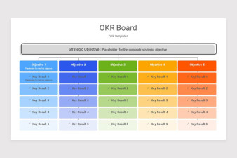 OKR Objectives and Key Results PowerPoint Template | Nulivo Market