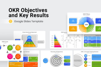 OKR Objectives and Key Results Google Slide Template | Nulivo Market