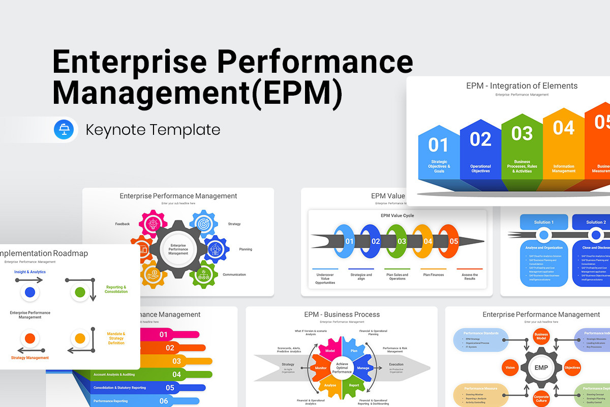 Enterprise Performance Management EPM Keynote Template | Nulivo Market