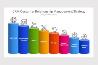 Customer Relationship Management CRM Strategy PowerPoint Template ...