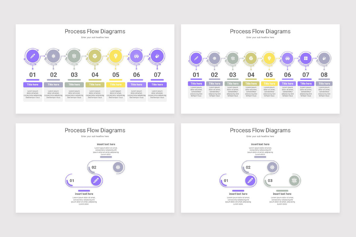 8 Steps Process Timeline Infographics PowerPoint Template | Nulivo Market