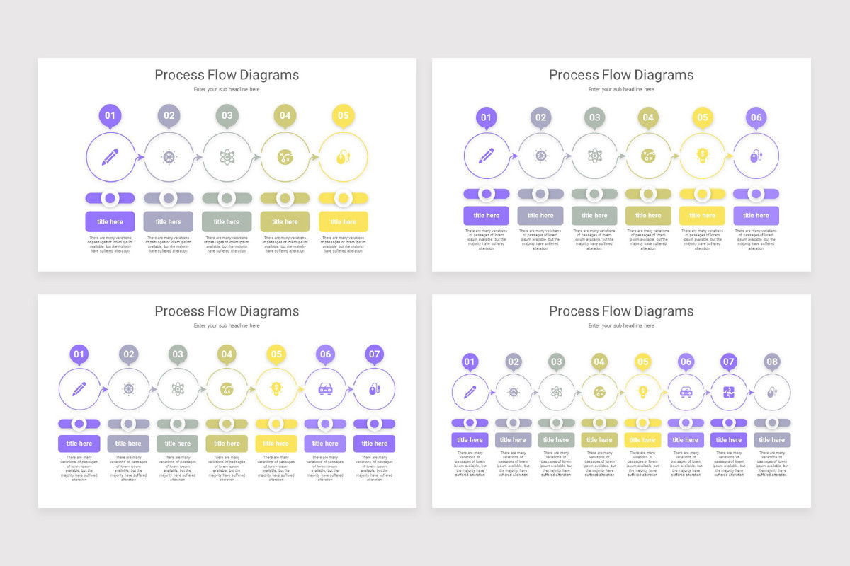 8 Steps Process Timeline Infographics PowerPoint Template | Nulivo Market