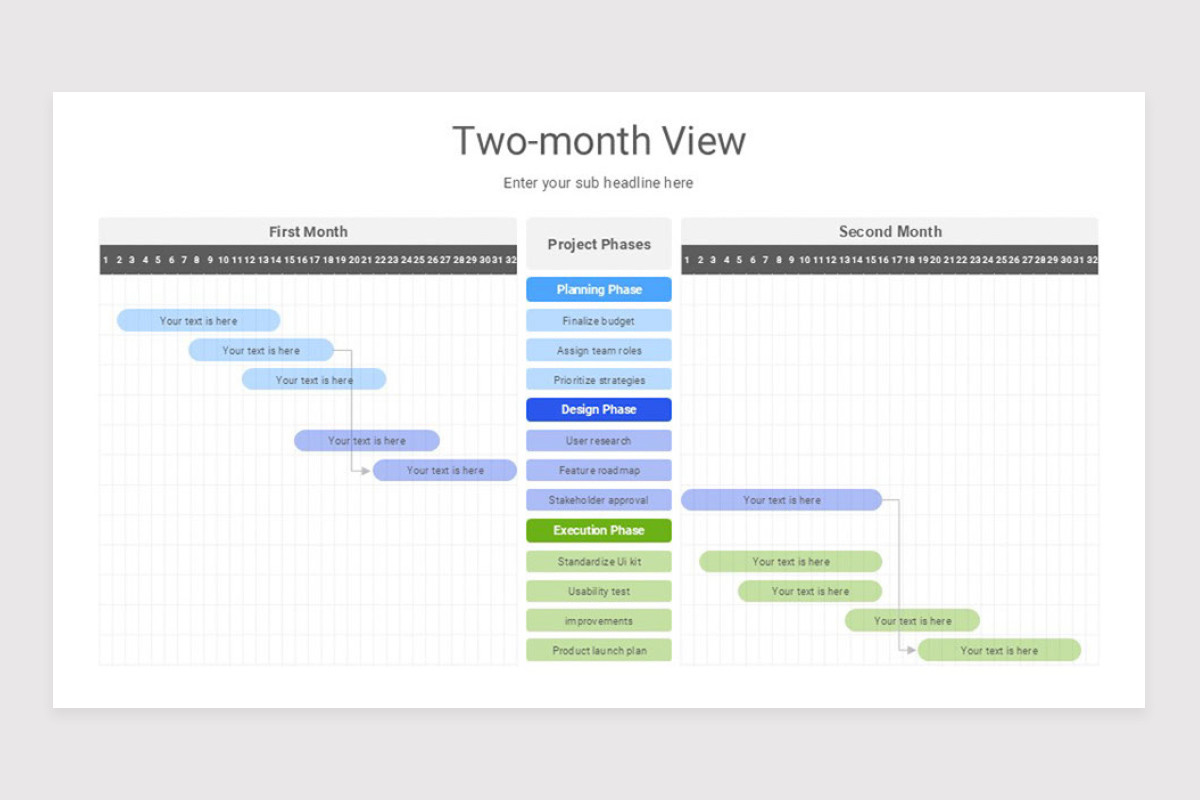 Project Timeline Collection PowerPoint Template | Nulivo Market