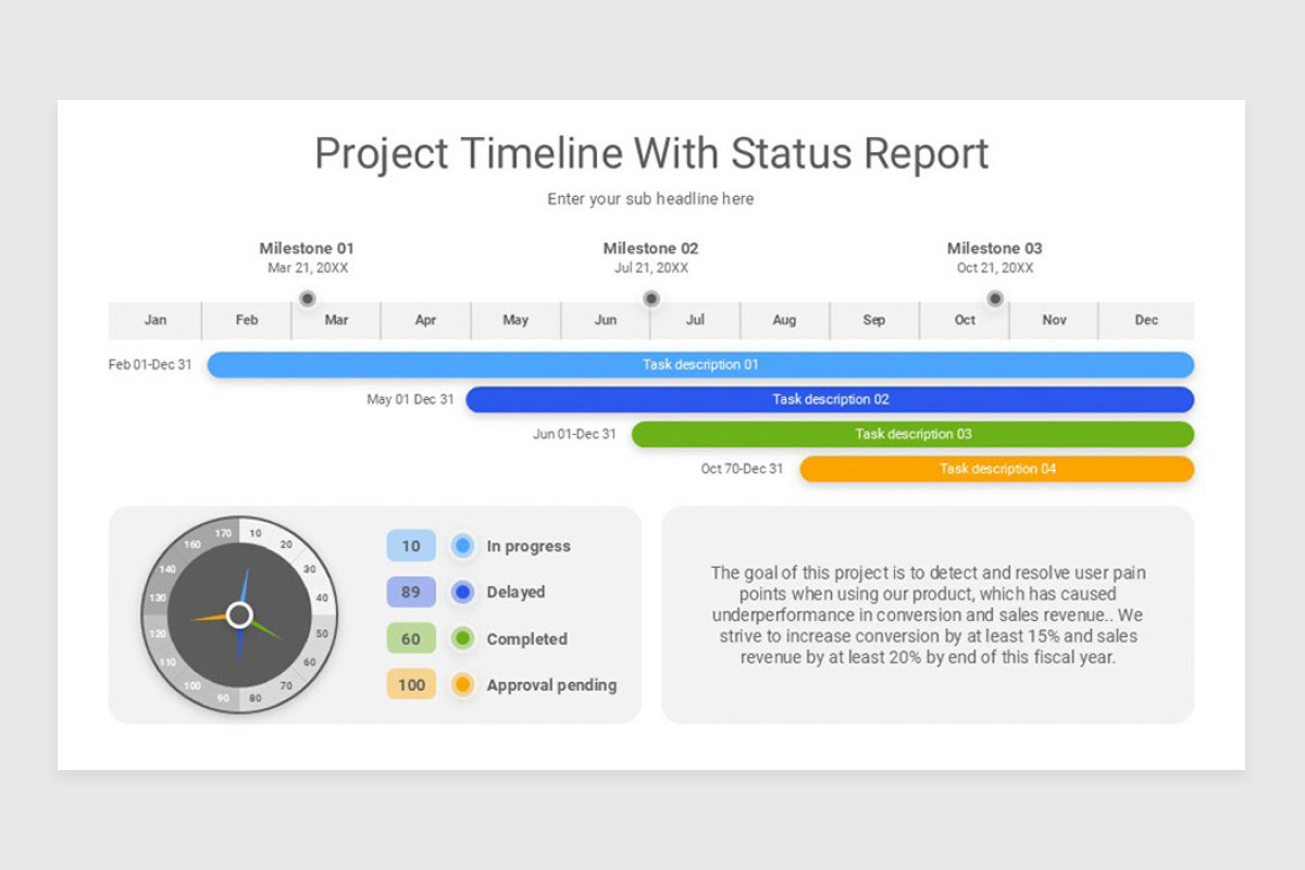 Project Timeline Collection Google Slide Template | Nulivo Market