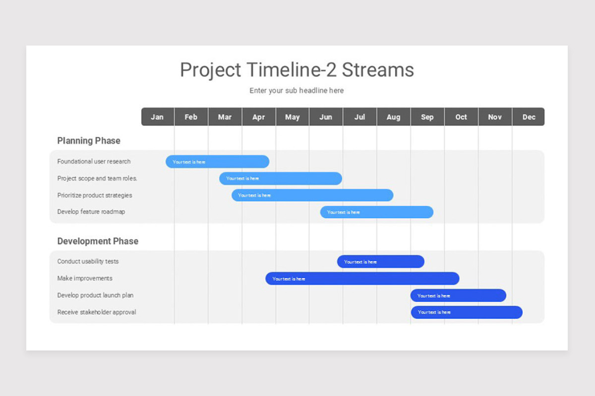 Project Timeline Collection Google Slide Template | Nulivo Market