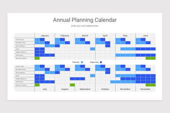 2025 Calendar Keynote Template | Nulivo Market
