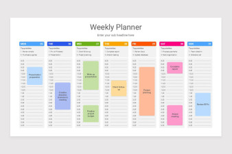 2025 Calendar Google Slide Template | Nulivo Market