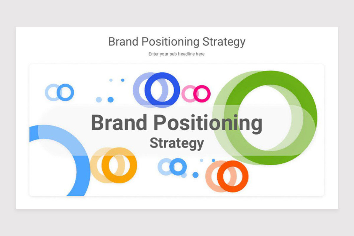 Brand Positioning Strategy PowerPoint Template | Nulivo Market