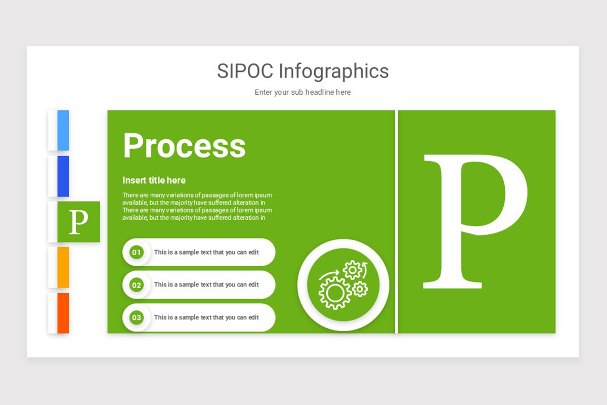 SIPOC Infographics PowerPoint Template | Nulivo Market