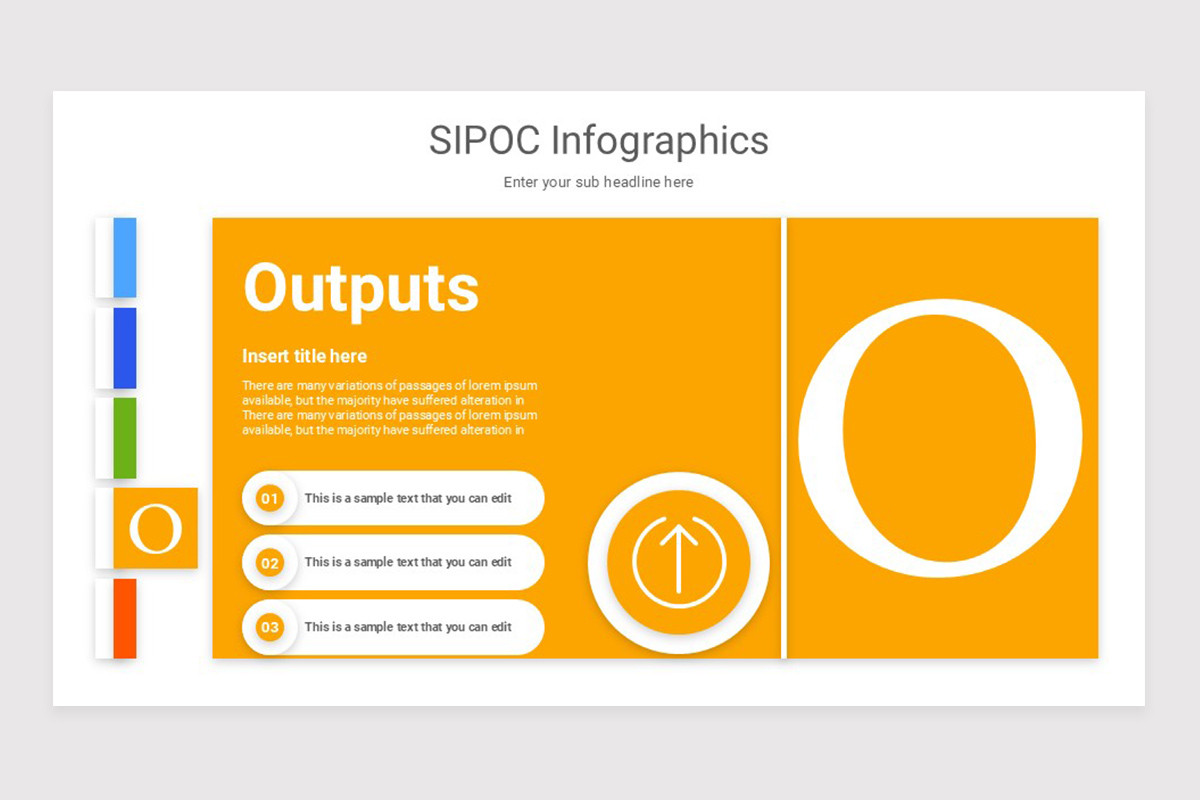 SIPOC Infographics PowerPoint Template | Nulivo Market