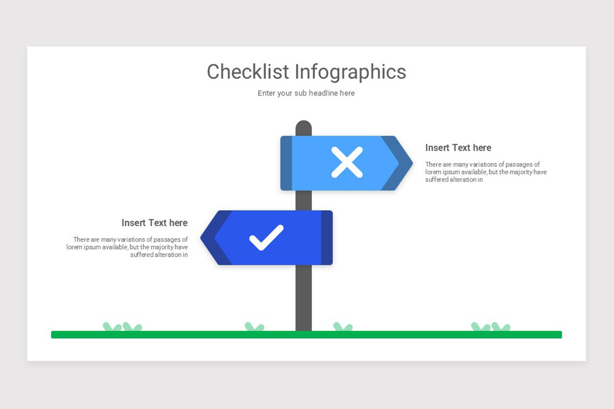 Checklist Infographics PowerPoint Template | Nulivo Market