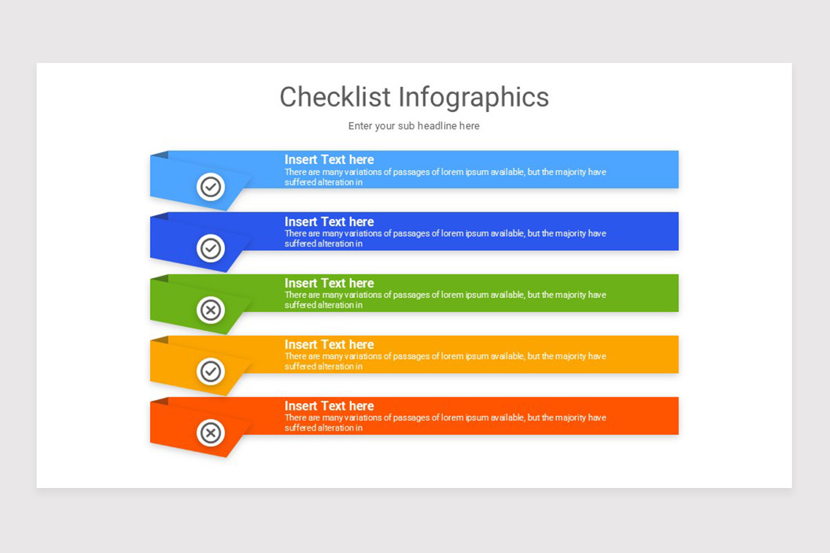 Checklist Infographics PowerPoint Template | Nulivo Market