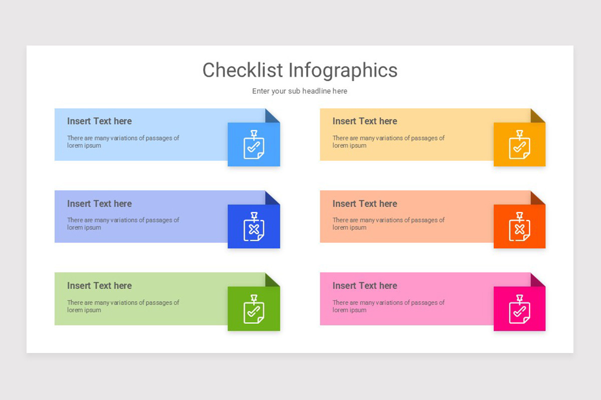 Checklist Infographics PowerPoint Template | Nulivo Market