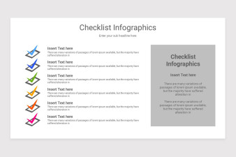 Checklist Infographics PowerPoint Template | Nulivo Market