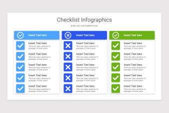 Checklist Infographics Google Slide Template | Nulivo Market