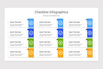 Checklist Infographics Google Slide Template | Nulivo Market