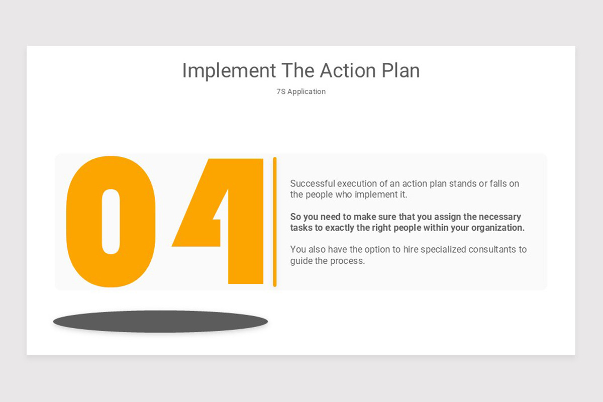 7-S Model PowerPoint Template | Nulivo Market