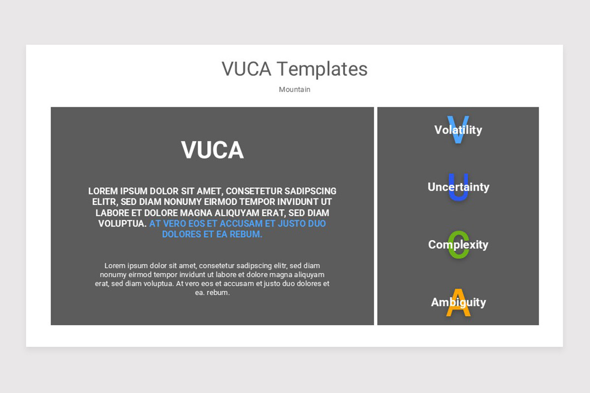 VUCA World PowerPoint Template | Nulivo Market