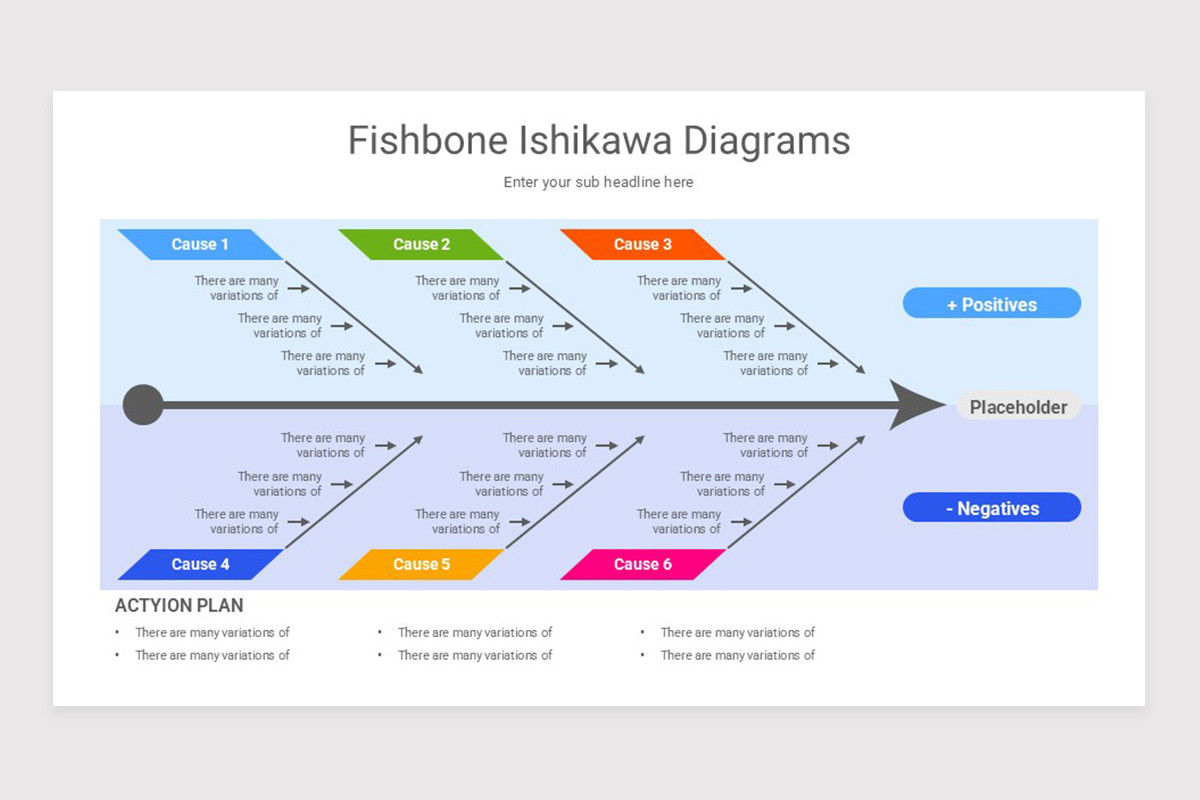 Fishbone Ishikawa Diagrams PowerPoint Template | Nulivo Market