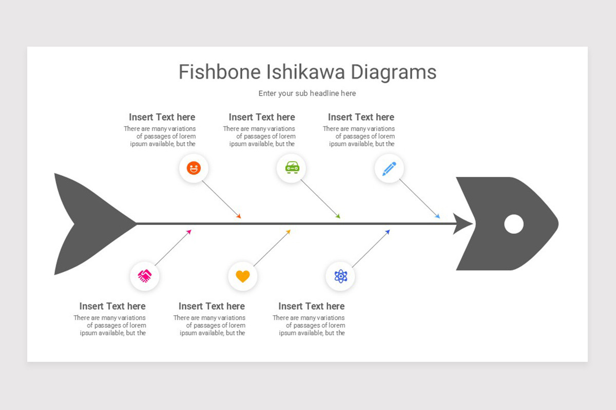 Fishbone Ishikawa Diagrams Keynote Template | Nulivo Market