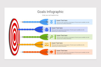 Goals Infographic Model Keynote Template | Nulivo Market