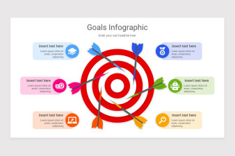 Goals Infographic Model Keynote Template | Nulivo Market