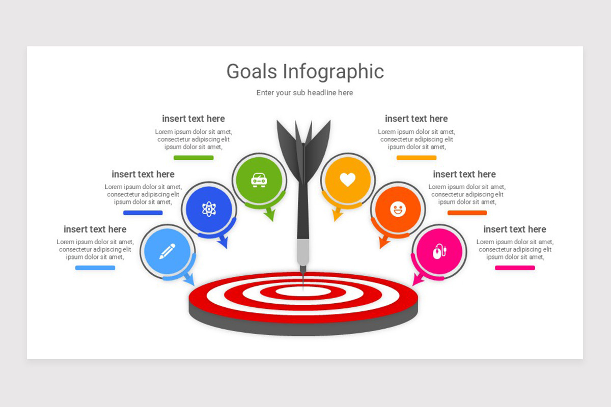 Goals Infographic Model Google Slide Template | Nulivo Market