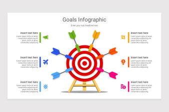 Goals Infographic Model Google Slide Template | Nulivo Market