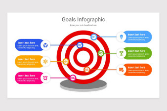 Goals Infographic Model Google Slide Template | Nulivo Market
