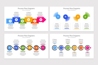 Process Flow Diagrams Google Slide Template | Nulivo Market