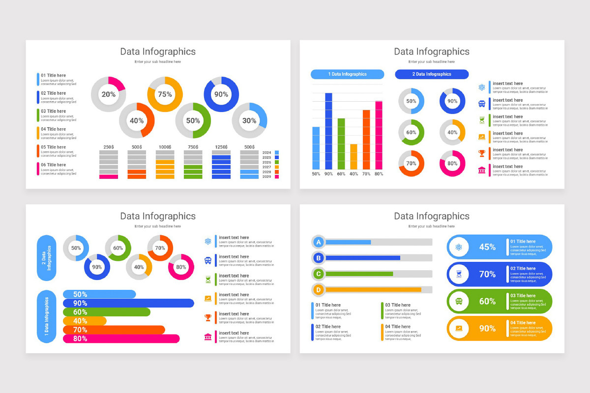 Data Infographics Google Slide Template | Nulivo Market