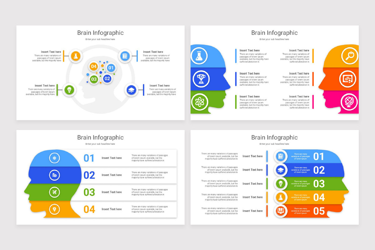 Brain Infographic Google Slide Template | Nulivo Market