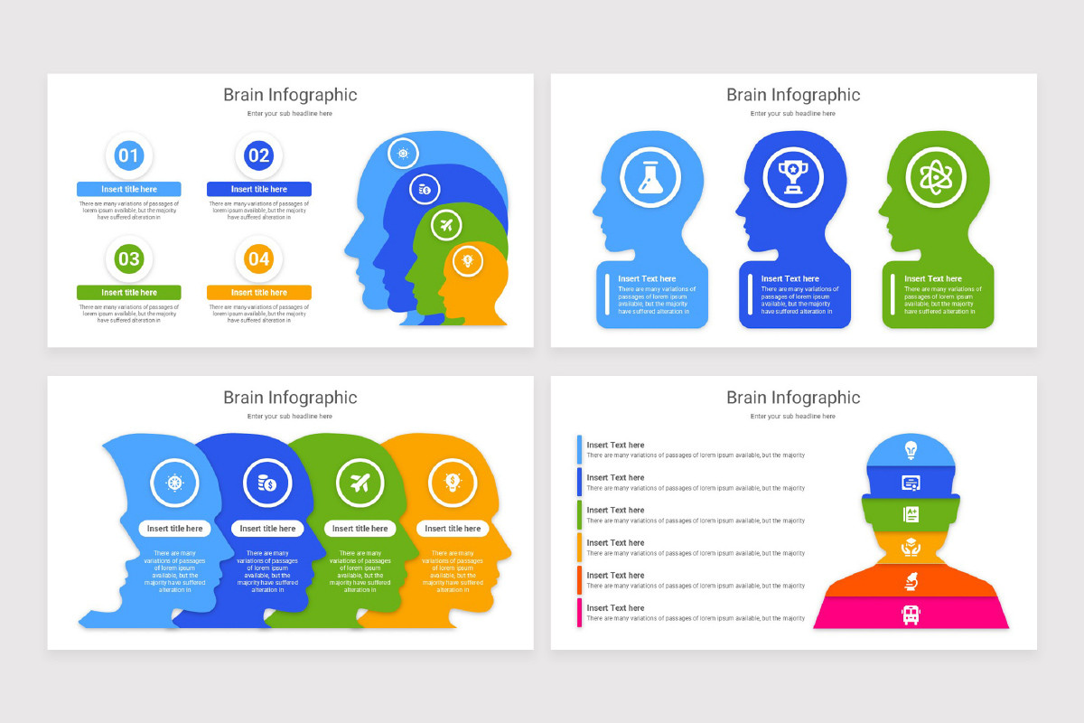 Brain Infographic Google Slide Template | Nulivo Market