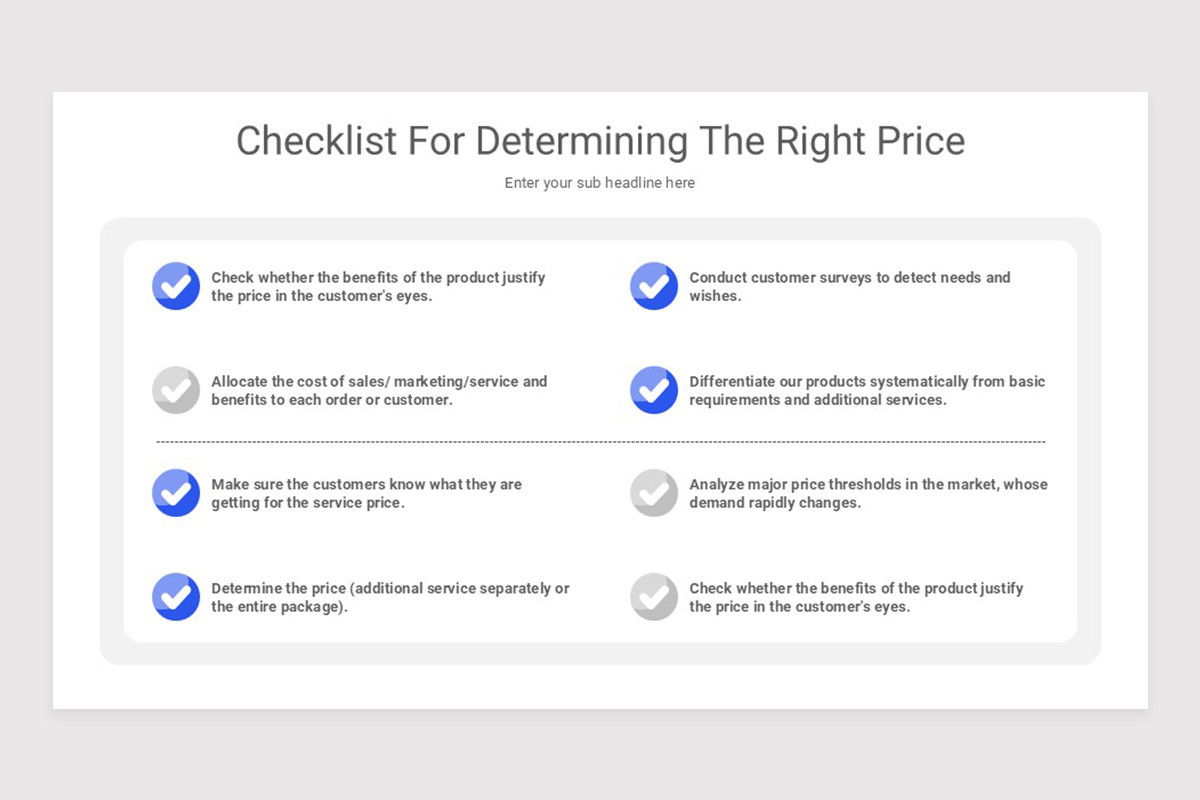 Pricing Strategies PowerPoint Template | Nulivo Market