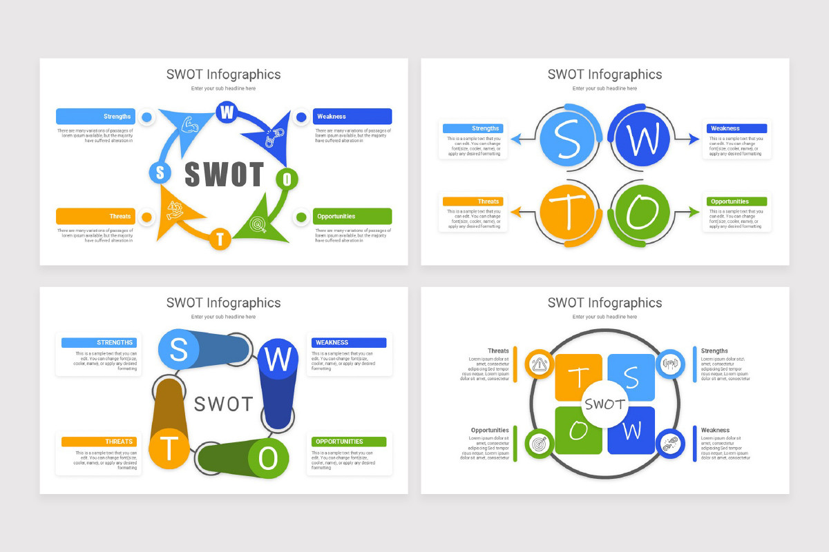SWOT Infographics PowerPoint Template | Nulivo Market