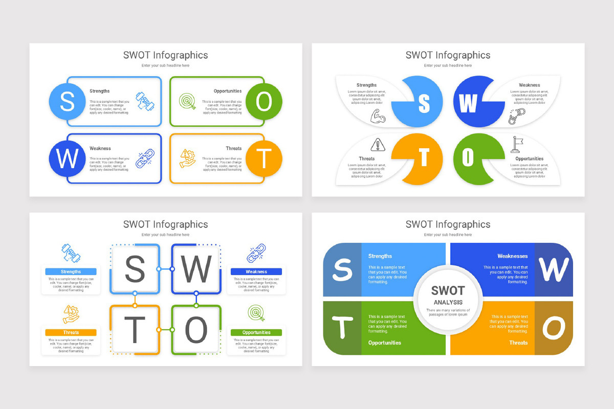 SWOT Infographics PowerPoint Template | Nulivo Market