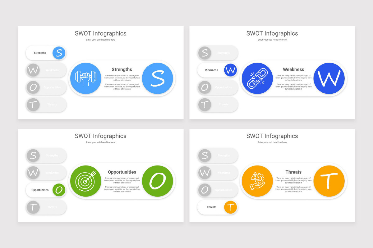 SWOT Infographics PowerPoint Template | Nulivo Market
