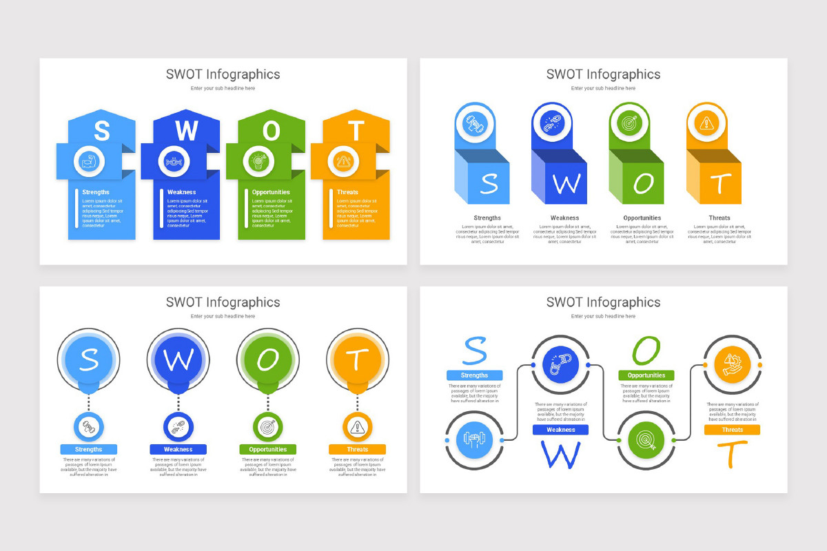 SWOT Infographics PowerPoint Template | Nulivo Market
