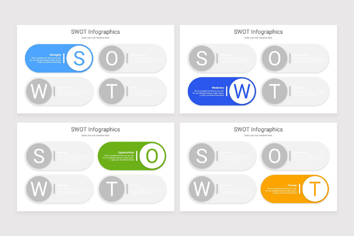 SWOT Infographics Google Slide Template | Nulivo Market
